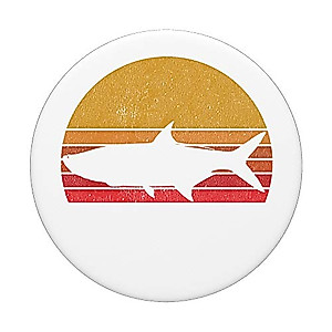 Tarpon Fishing - Retro Tarpon Saltwater Fisherman PopSockets Swappable PopGrip