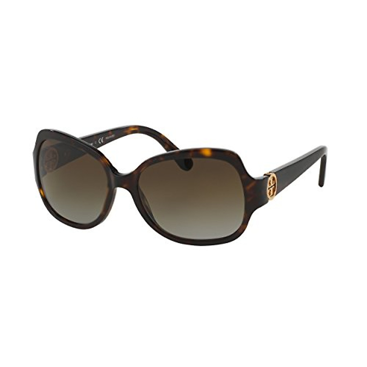 Tory Burch Women's 0TY7059 Sunglasses, Dark Tortoise
