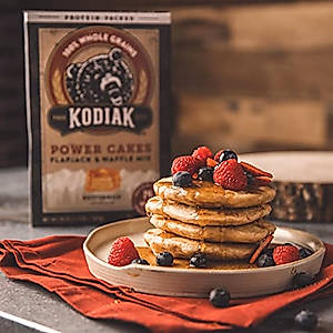 Kodiak Cakes Power Cakes All Natural Non GMO Protein Pancake/Flapjack/Waffle Mix, Buttermilk, 20 Ounce