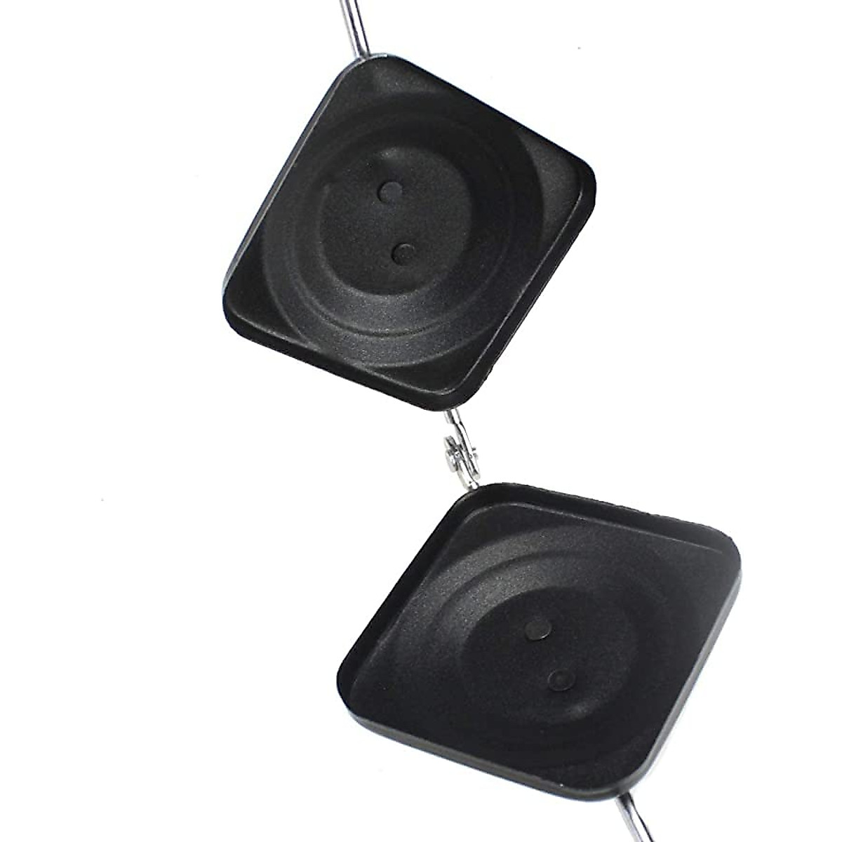 Whopperonline Non-Stick Grilled Sandwich Toaster With Handle, Stovetop Toasted Sandwich Maker Grill Pan For Adults - Black, 16 Inch