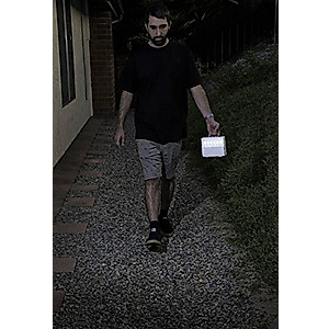 Ideal Security Rechargeable Built-in Battery Operated Emergency Light, White (200 Lumens), Single