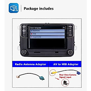 Amzparts RCD360 RCD330 Carplay Android Auto MIB Car Radio Compatible for Golf 5 6 MK5 MK6 Polo Passat B6 B7 CC 6RD 035 187B