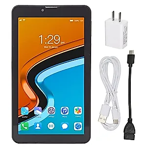 Vikye 7 Inch Tablet, 1280x800 IPS HD Display Tablet 2G and 32GB 5GWIFI Octa Core Processor 3500mAh Battery Kids Tablet (US Plug)