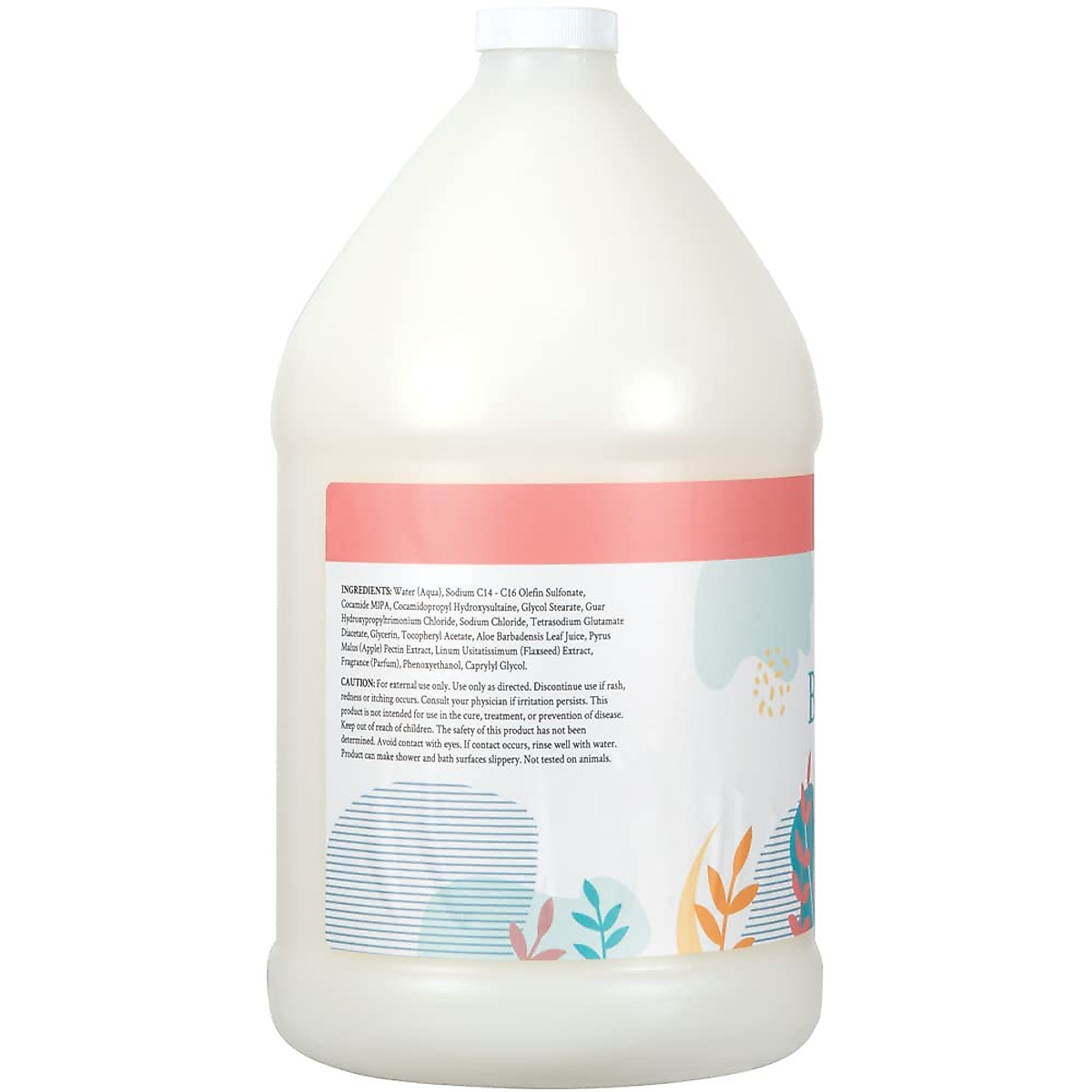 Ginger Lily Farms Botanicals Nourishing Body Wash, 100% Vegan & Cruelty-Free, Apple Pear Scent, 1 Gallon Refill (128 fl oz)