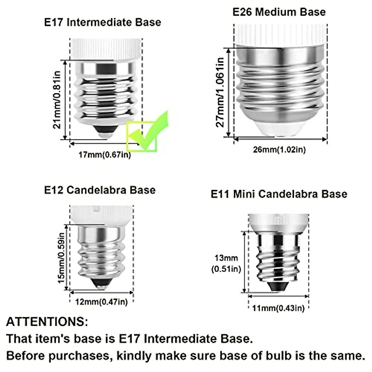 LED Microwave Light Bulb Over Stove Appliance 8206232A 40W Incandescent Equivalent, E17 LED Bulb Dimmable for Refrigerator, Range Hood, 3W 380LM Daylight White 6000K, T7 Intermediate Base, Pack of 2