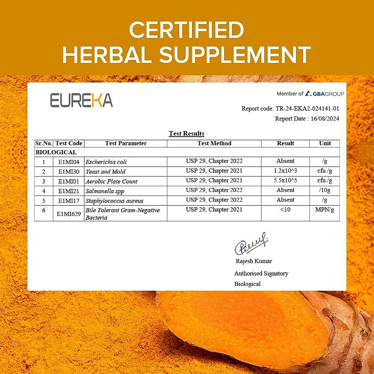 VAHDAM, Golden Milk Recovery & Nourishing Latte Mix - Ashwagandha with Turmeric Curcumin (72 mg, 81% Curcuminoids), Ginger & Black Pepper | Non-GMO & Gluten Free |HERBAL SUPPLEMENT - 40 Servings