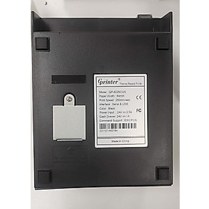 pbm GP-80250 ivn P-822D USB ONLY Thermal Receipt Printer, Cashdrawer Port,USB and Serial Port, AUTO Cut, Supports ESC/POS Star Commands, Compatible with EPSON Star Micronics, 1, Black