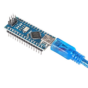 2PCS Dorhea for Nano V3.0 ATMEGA328P Module CH340C Chip 5V 16MHz Mini USB Micro-Controller Board with USB Cable