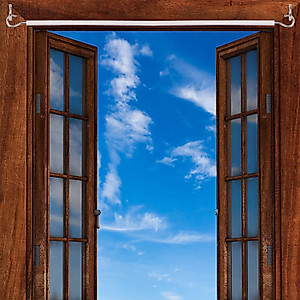 Trimming Shop 10 Metres Curtain Wire with 10 Pair of Hook & Eyes Set, Multi-Purpose Voile Curtain Wire Cable, Cord Cable Hook and Eyes