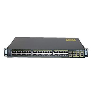 Cisco Catalyst 2960 44P 1GbE 4P SFP/Base-T LAN Base Switch WS-C2960G-48TC-L (Renewed)