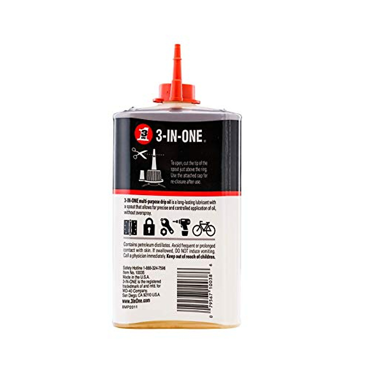 3-IN-ONE Multi-Purpose Oil, 8 OZ