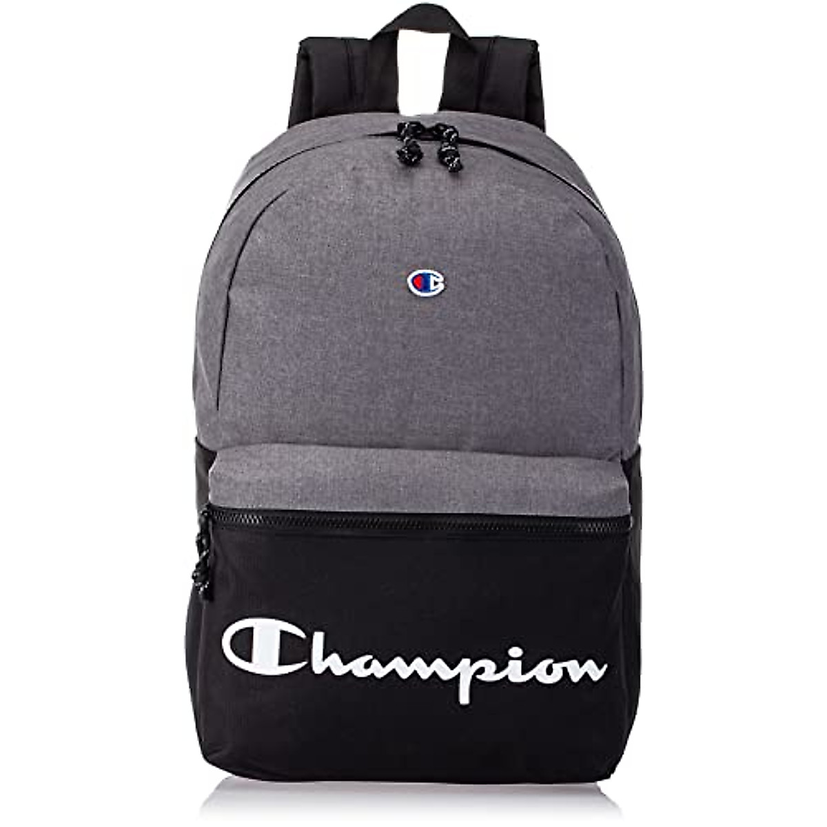Champion unisex adult Manuscript Backpacks, Heather Grey, One Size US