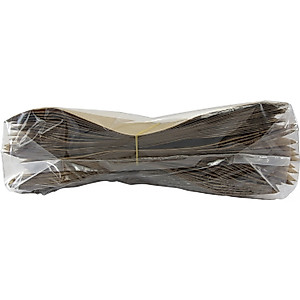 50 Natural Kraft Stand-up Zip Pouch with Window (Small (5 1/8"W x 8 1/8"H))