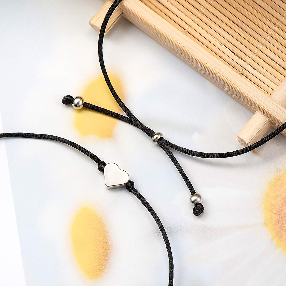 MANVEN Mothers Day Gifts for Mom from Daughter, Mothers Day Gifts from Kids Mom Gifts Birthday Gifts for Mom and Daughter Jewelry Bracelets Mommy and Me Heart Matching Wish Bracelets