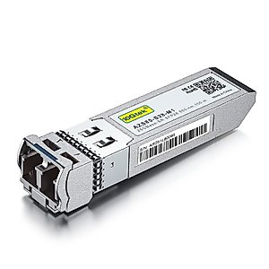 10Gtek 25G SFP28 SFP+ SR Transceiver, 25GBase-SR Duplex LC MMF Optical Module for Cisco SFP-25G-SR-S, 850nm, DDM, up to 100m