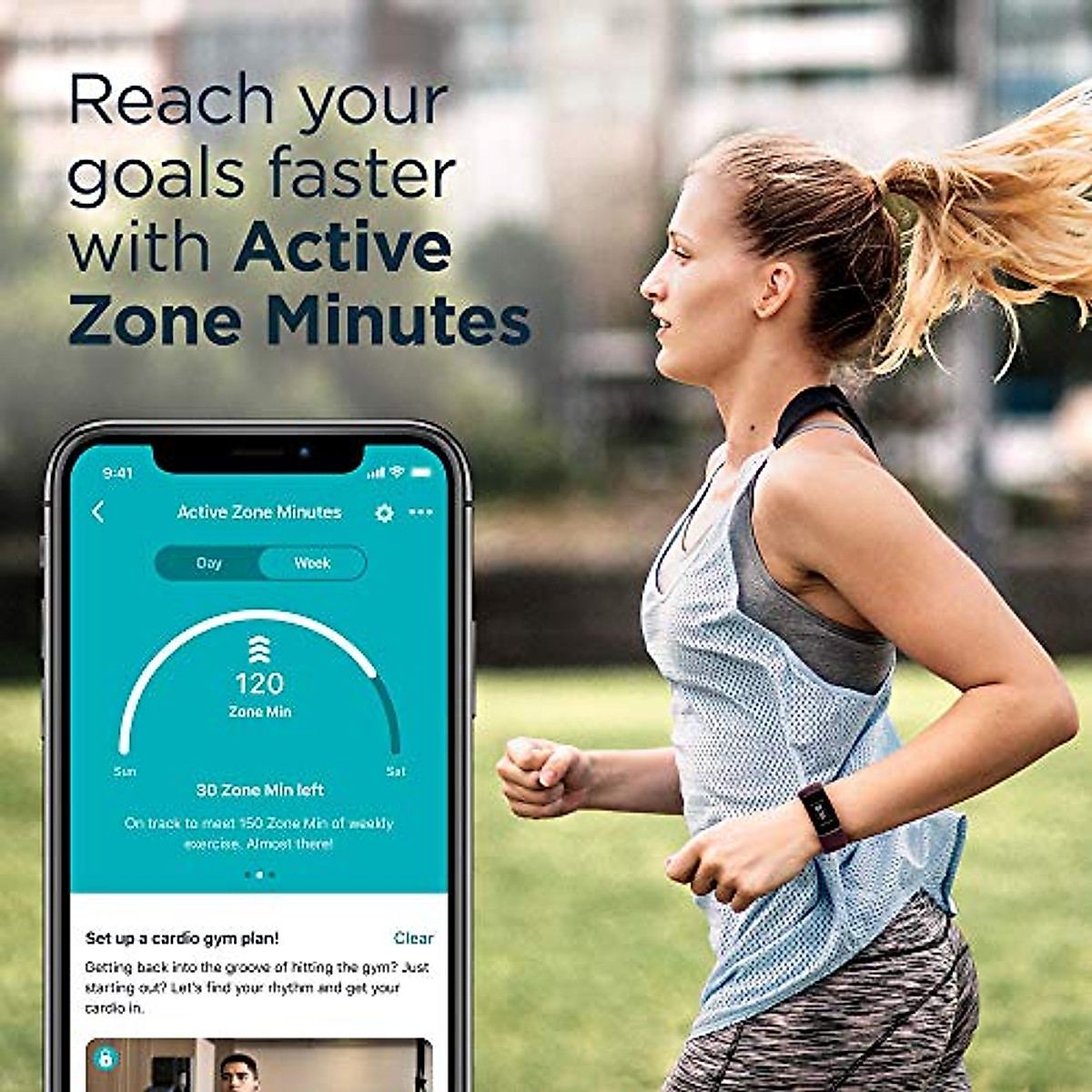 Fitbit Charge 4 Fitness and Activity Tracker with Built-in GPS, Heart Rate, Sleep & Swim Tracking, Rosewood/Rosewood, One Size (S & L Bands Included) (Renewed)