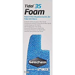 Seachem Tidal 35 Filter Replacement Foam (2 Pack), Blue