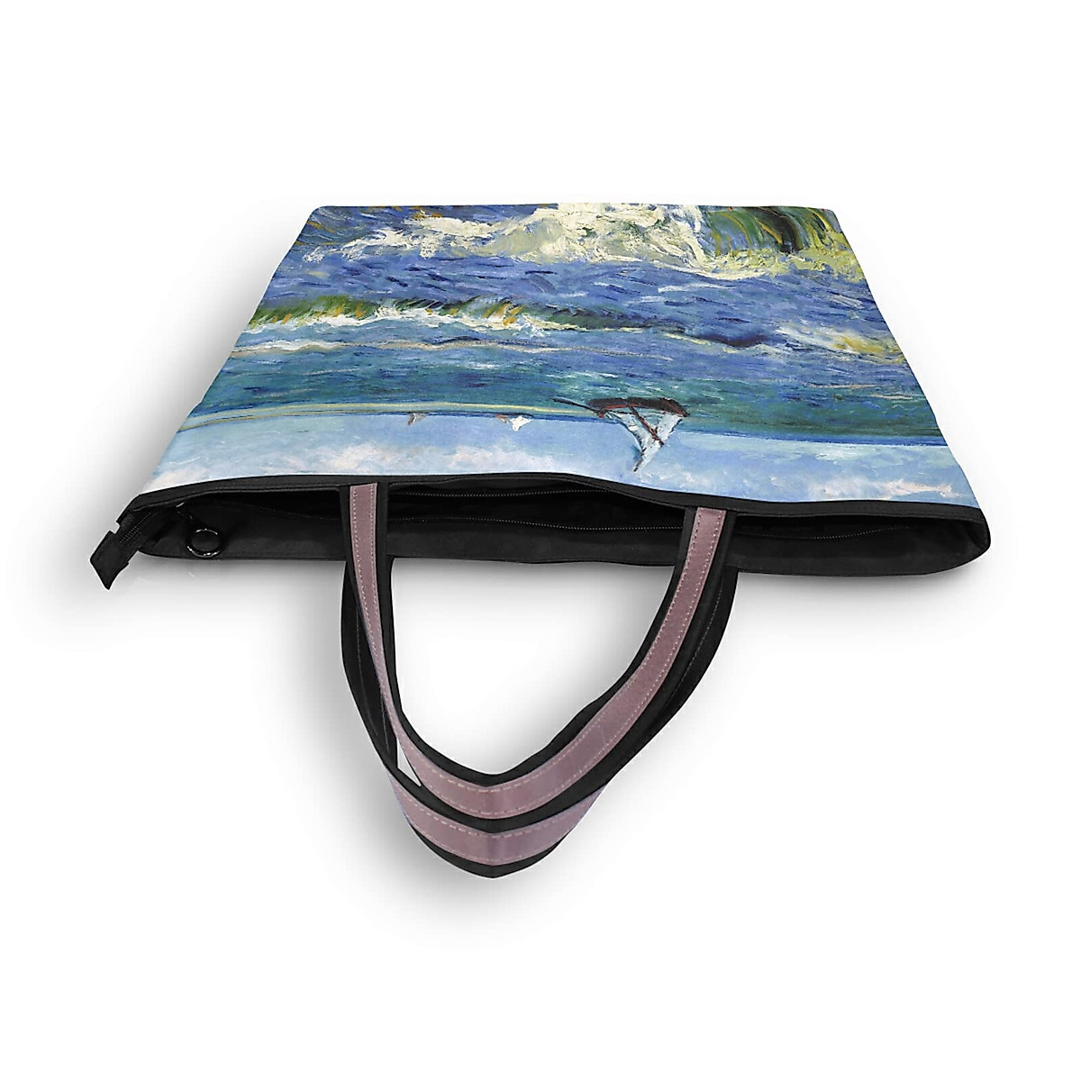 Women's Tote Shoulder Bag Monet Sailboat Sea Top Handle Bag Handbag