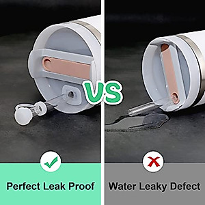 MLKSI Straw Stopper for Stanley 40 oz 30 oz Cup, 2 Pack Silicone Leak Stopper for Stanley Cup Accessories, Spill Proof Set for Stanley Tumbler with Handle Stanley Tumbler Accessories