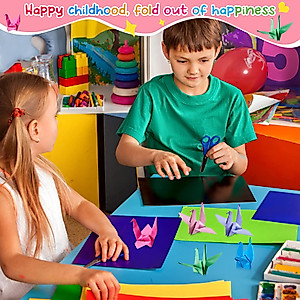 1000 Sheets Construction Paper Bulk School Supplies 9 x 12 Inches Art Classic Lightweight Paper Craft for Kids Adults Holiday Drawing (Multicolored)