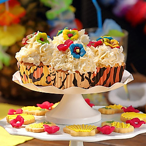 600 Pieces Animal Print Cupcake Liners Leopard Baking Cup Wrappers Zebra Giraffe Muffin Standard Sized Muffin Cupcake Decorations for Birthday Wedding Party Baby Shower Supplies(Chic Style)