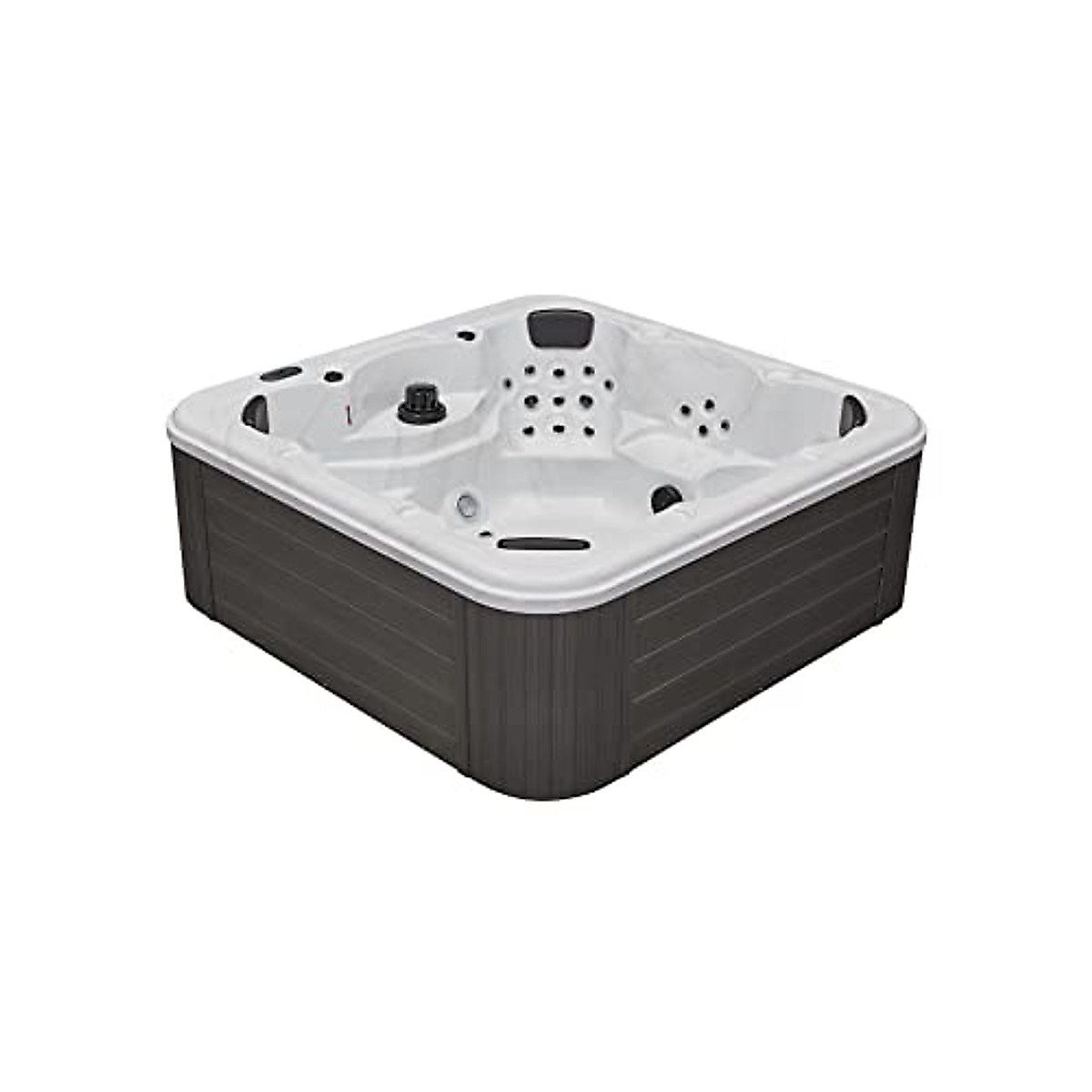 Luxury Spas Versalles 7 Person Hot Tub in Cloud Gray with Bluetooth