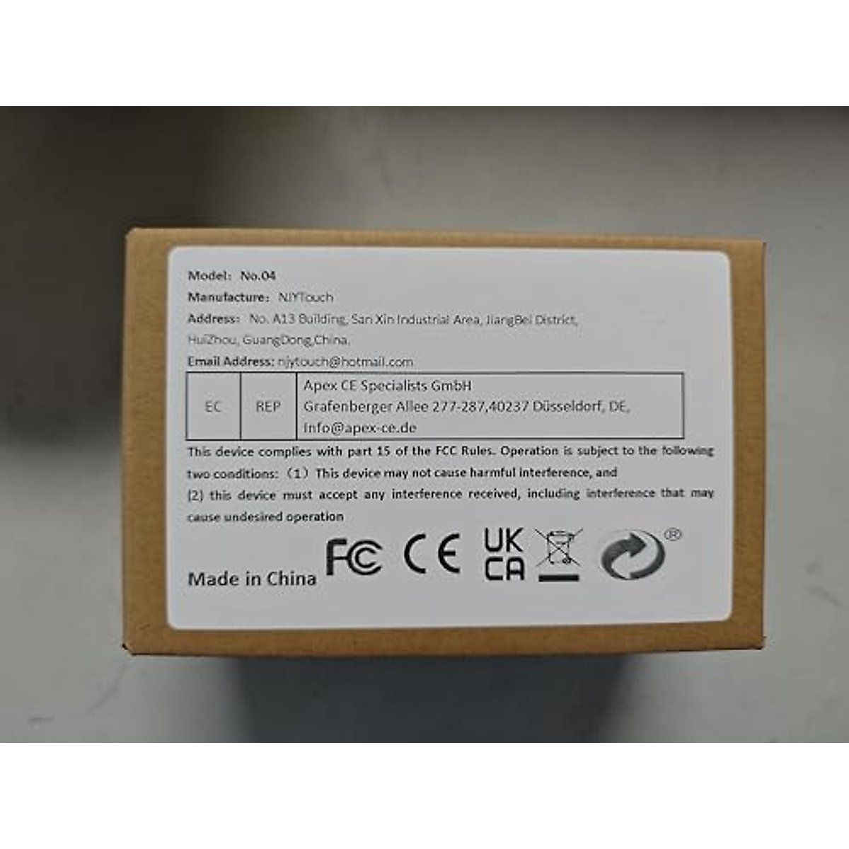NJYTouch VGA AV LCD Controller Board with 10.4inch A104SN03 V1 800x600 60Pin LCD Screen