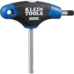 Klein Tools JTH68M T-Handle Hex Key Set, Metric Sizes Allen Wrench Set with 6-Inch Blades, Stand Included, 8-Piece