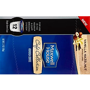 Maxwell House Vanilla Hazelnut Medium Roast K-Cup Coffee Pods (12 Count)