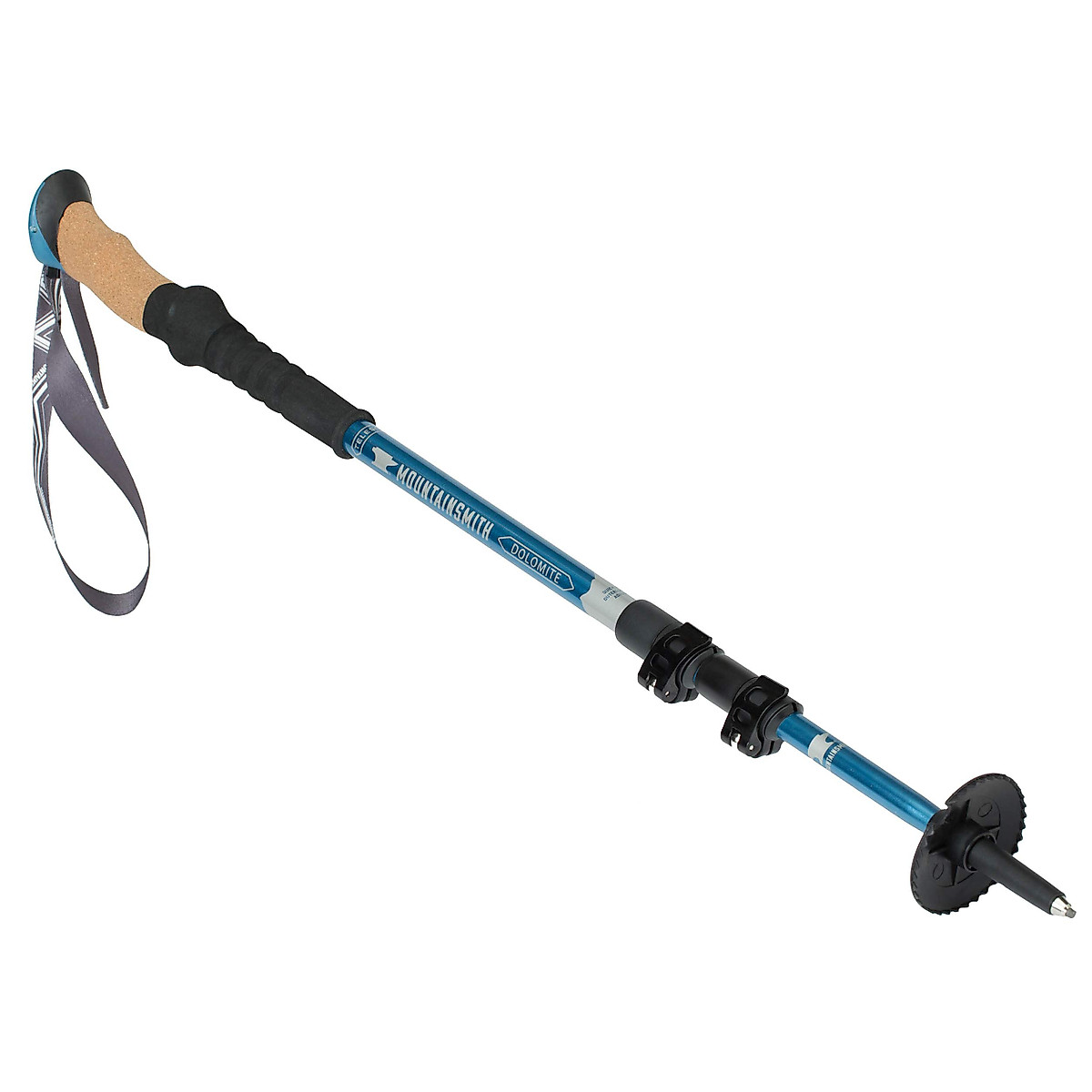 Mountainsmith Dolomite 7075 OLS Trekking Pole, Moroccan Blue, Single