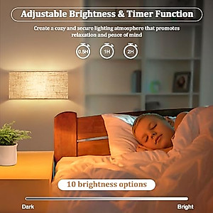 Battery Operated Wall Sconces Set of 2 - Dimmable LED Wall Lights with Remote Control, 15 Color Changeable Wall Mounted Lamps with Fabric Shade, Magnetic LED Wall Light Fixtures for Bedroom Hallway