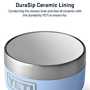 YETI Rambler 4 oz Stackable Cup, Stainless Steel, Vacuum Insulated Espresso/Coffee Cup, 2 Pack, Big Sky Blue