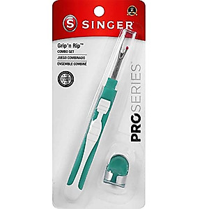 SINGER Grip N Rip Seam Ripper, 6-Inch, Teal