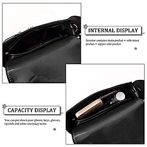 KUANG! Women Reflective Fashion Telephone Shaped Shoulder Bag Ladies Novelty Microphone Crossbody Bag Chain Purse for Girls