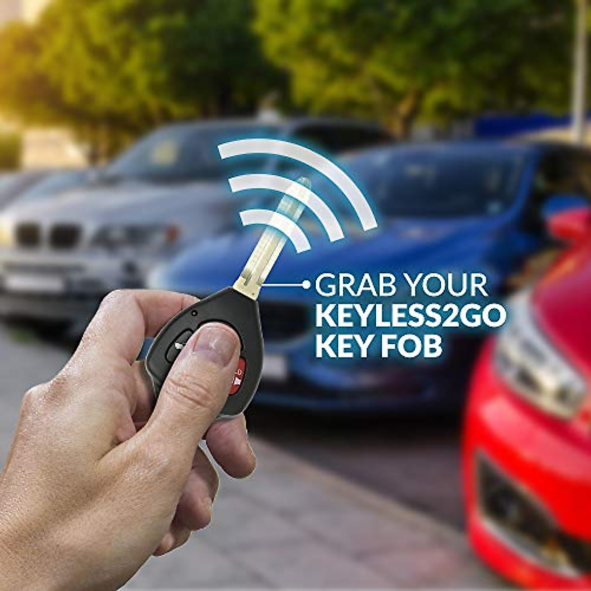 Keyless2Go Replacement for 2 New Keyless Entry Remote Car Key for 2007 2008 2009 2010 Toyota Camry HYQ12BBY