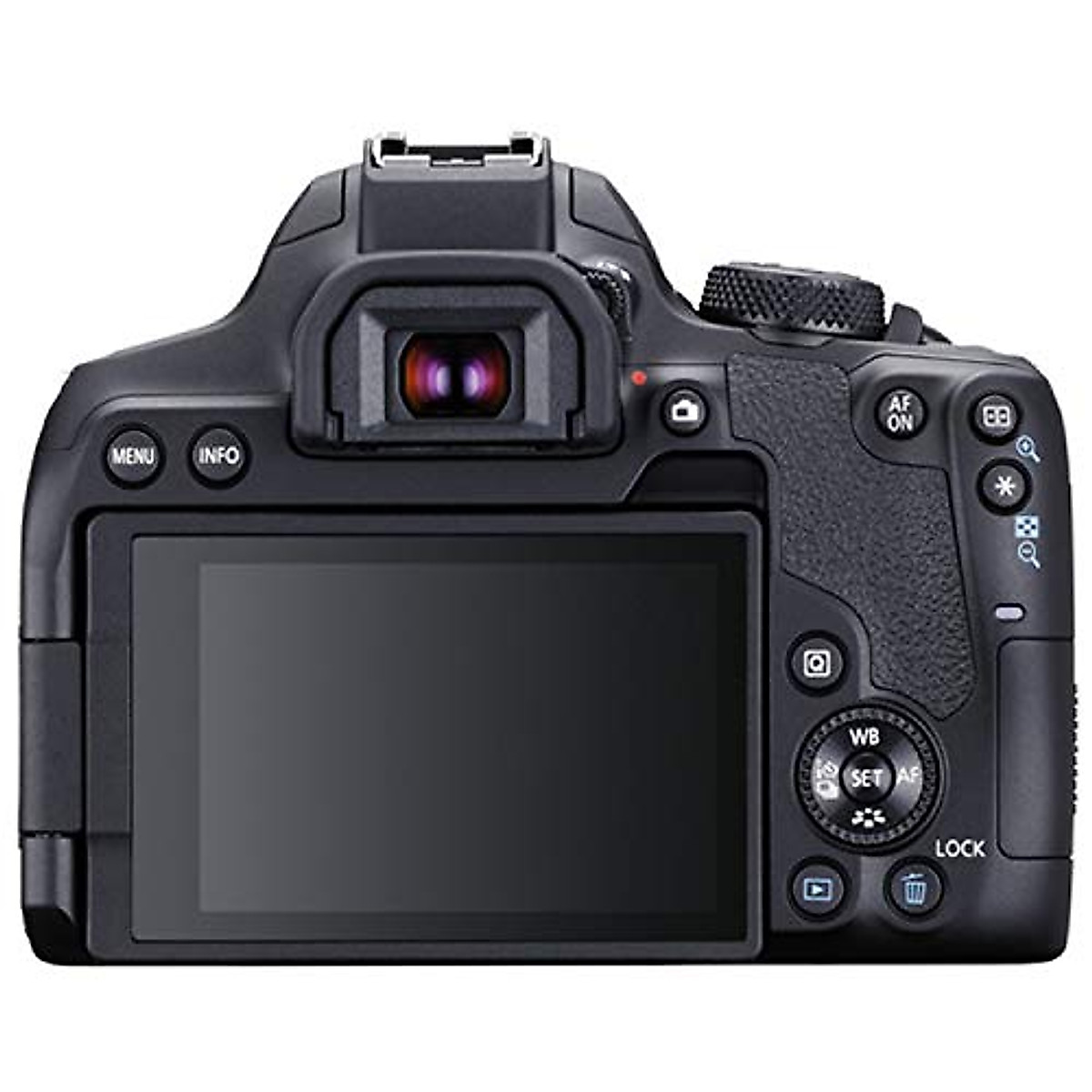 Canon EOS Rebel T8iDSLR Camera w/EF-S 18-55mm F/4-5.6 is STM Zoom Lens + 128GB Memory + Case + Tripod + Filters (36pc Bundle) (Renewed)