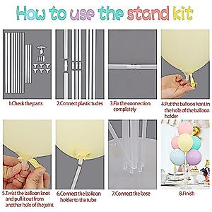Balloon Stand Kit For Table Centerpieces Pastel Balloons Holder Baby Shower Birthday Party Decorations