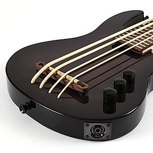 MiNi 4string ukulele electric bass with black color