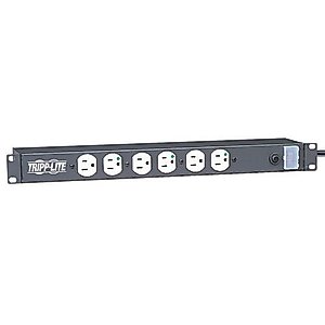 Tripp Lite RS1215-HG - Power strip ( rack-mountable ) - AC 120 V - 12 output connector(s) - 1U - 19"