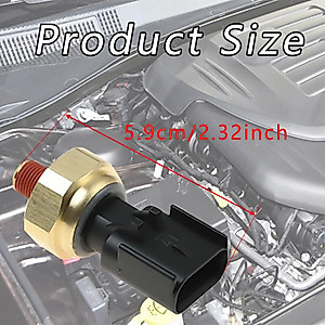 Engine Oil Pressure Switch, Oil Pressure Switch Sensor, Engine Oil Pressure Sensor Sender Switch, Oil Sensor Compatible with Chrysler Dodge Jeep RAM, Replaces #5149064AA, 5149062AA, 56028807AB