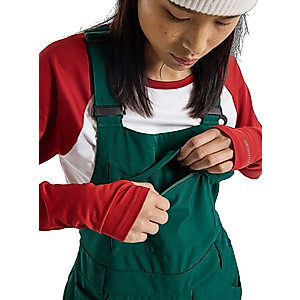 Burton Women's Avalon Stretch 2L Softshell Bib Pants, Botanical Garden, Large