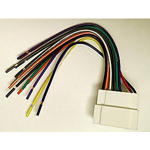 Wire Harness for Installing a New Radio into a Suzuki, SX4, 2007, 2008, 2009, 2010, 2011, 2012, 2013