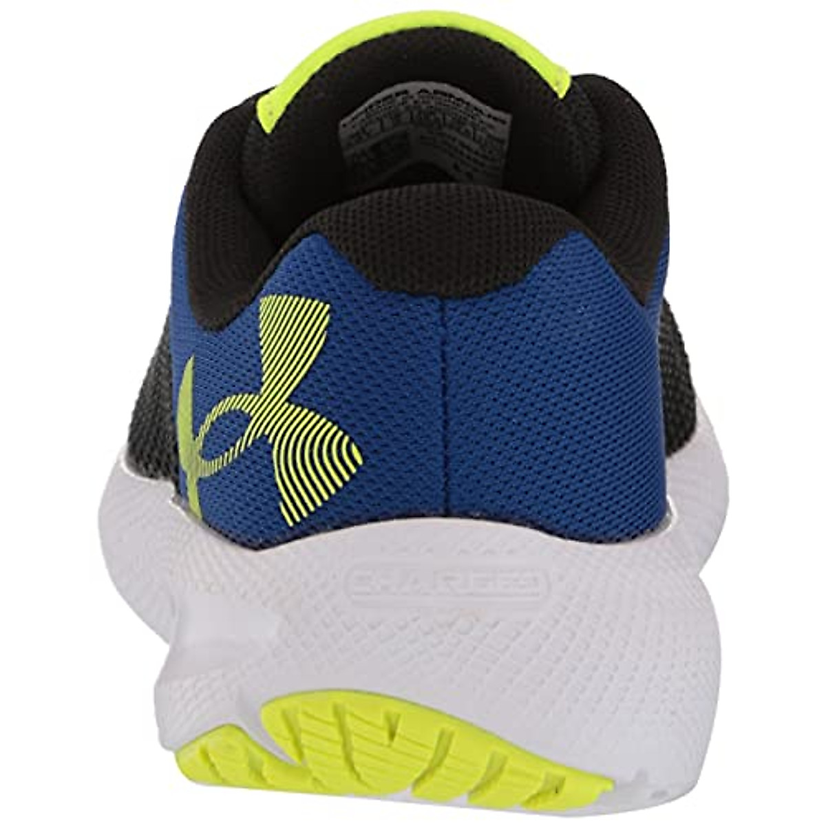 Under Armour Boys' Big Kid Grade School Charged Pursuit 2 BL, Black (003)/White, 4.5