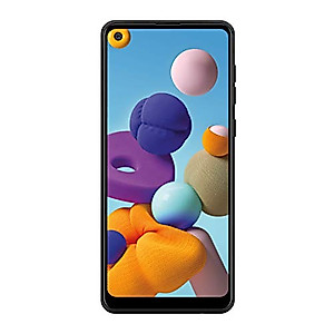 SAMSUNG Galaxy A21 LTE Verizon | 6.5" Screen | 32GB of Storage | Long Lasting Battery | Single SIM | 2020 Model | US Version | Black - (SM-A215UZKAVZW)