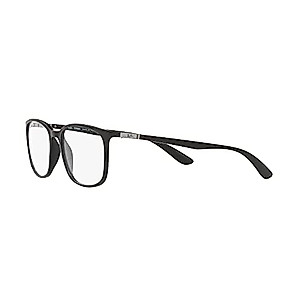 Ray-Ban RX7199 Square Prescription Eyewear Frames, Sand Black/Demo Lens, 54 mm