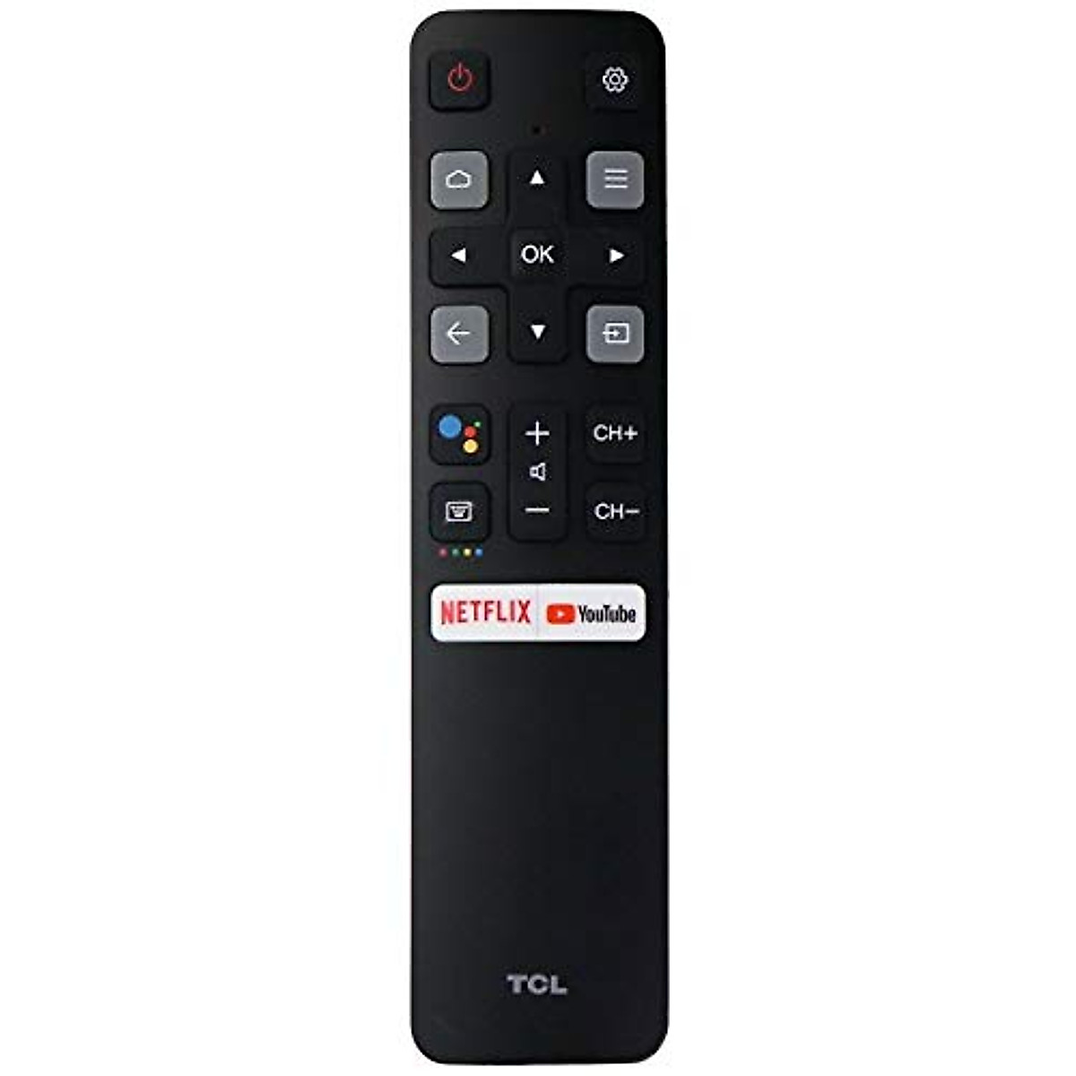 OEM Replacement Remote Control for TCL TV RC802V FNR1 with Netflix YouTube Hot Keys 32S6500A 65P8S 65P8 55P8S 55P8 55EP680