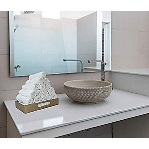 Springfield Linen - White washcloths, Pack of 24, Premium Quality 100% Cotton, Size 12" X 12" Highly Absorbent and Extra Soft face Cloths, Suitable for Sensitive Skin - Machine Washable Wash Cloths