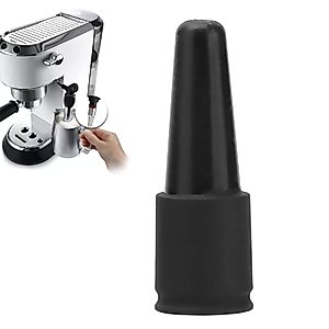 Steam Nozzle Tip Coffee Maker Machine Milk Foam Spout, Coffee Machine Steam Nozzle 1 Hole Silicone Milk Foam Spout Replacement for DeLonghi Coffee Maker