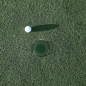 2pc Golf Cup Cover Golf Hole Putting Green Cup Golf Practice Training Aids Green Hole Cup for Outdoor Activities