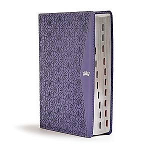 CSB Tony Evans Study Bible, Purple LeatherTouch, Indexed, Black Letter, Study Notes and Commentary, Articles, Videos, Charts, Easy-to-Read Bible Serif Type